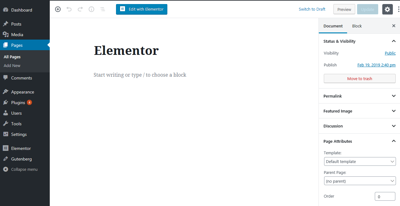 Elementor-WordPress Page Builder - WpStairs